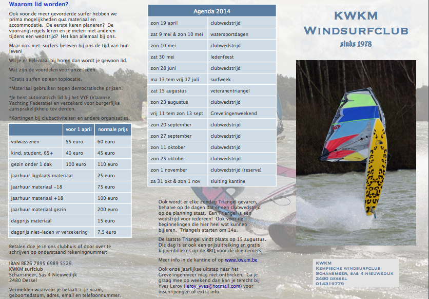 flyer 02 kwkm - KWKM - Surfclub - Mol